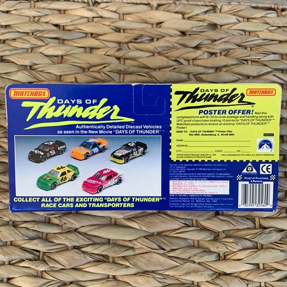 Toys | Matchbox Days Of Thunder City Chevrolet Team Transport Race Car ...
